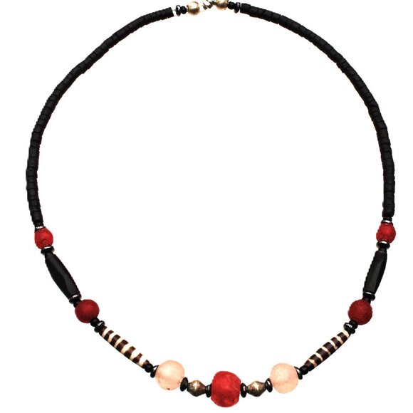 Stephen J. Sotnick Designs | Jewelry | Three Glass Bottle Bead Necklace ...